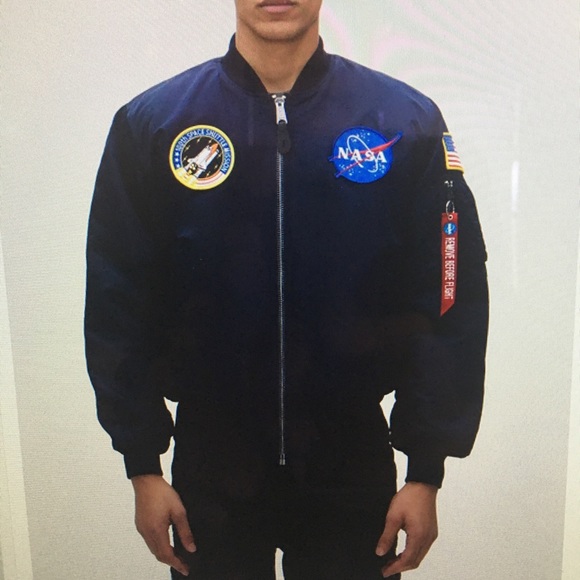 Alpha Industries | Jackets & Coats | Genuine Nasa Ma Astronaut Bomber ...
